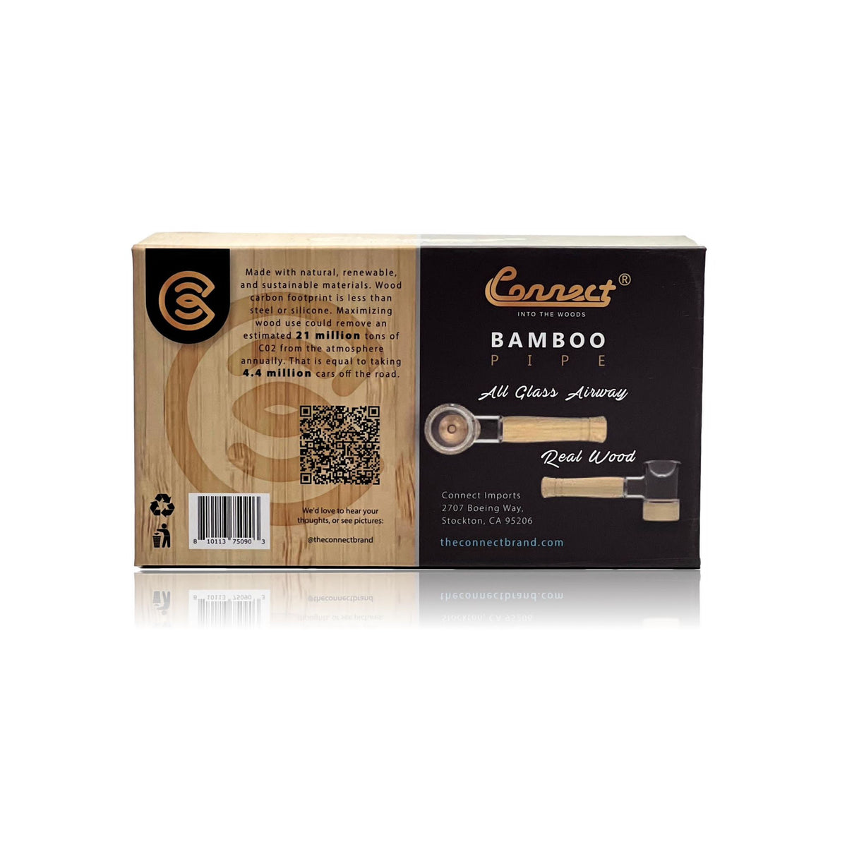 Connect Natural Bamboo Pipe – The Connect Brand